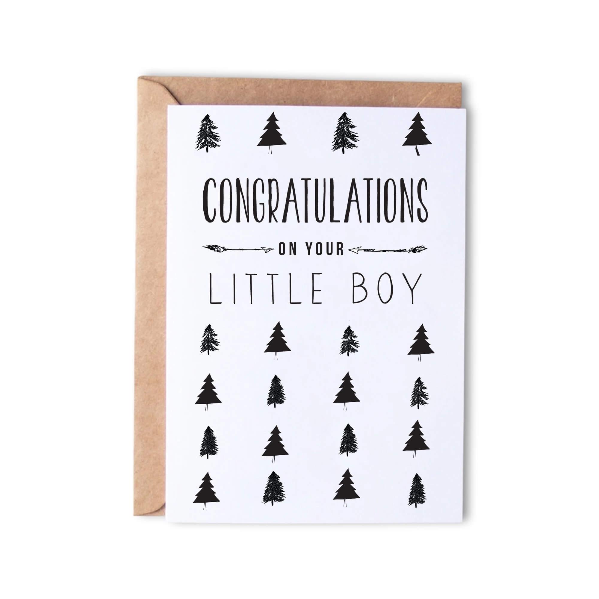 Congratulations Little Boy – Monk Designs